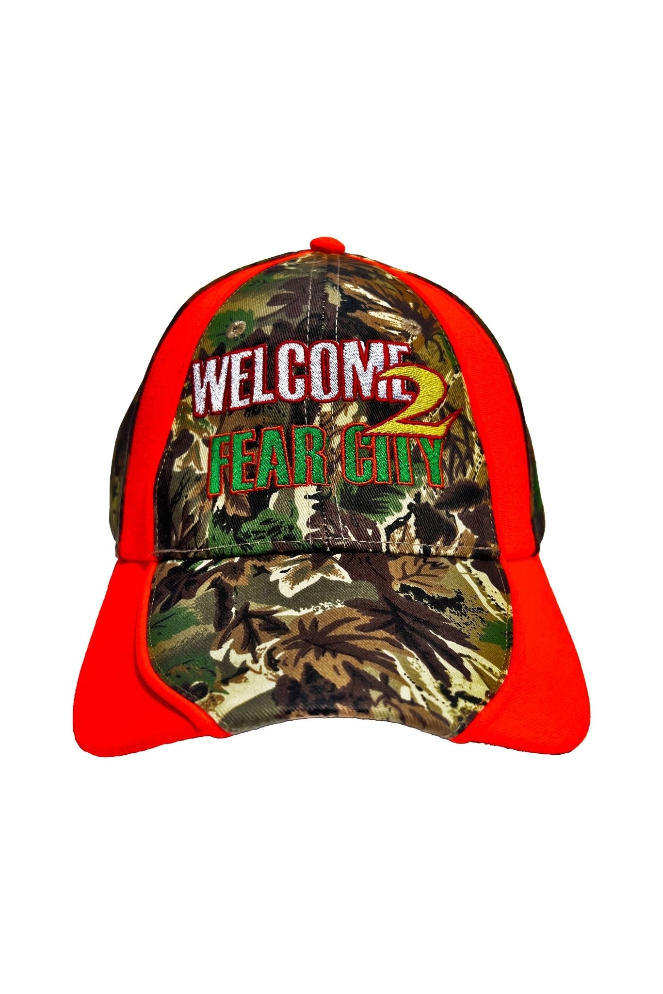 WELCOME 2 FEAR CITY (ORANGE CAMO CAP) – Lowheads